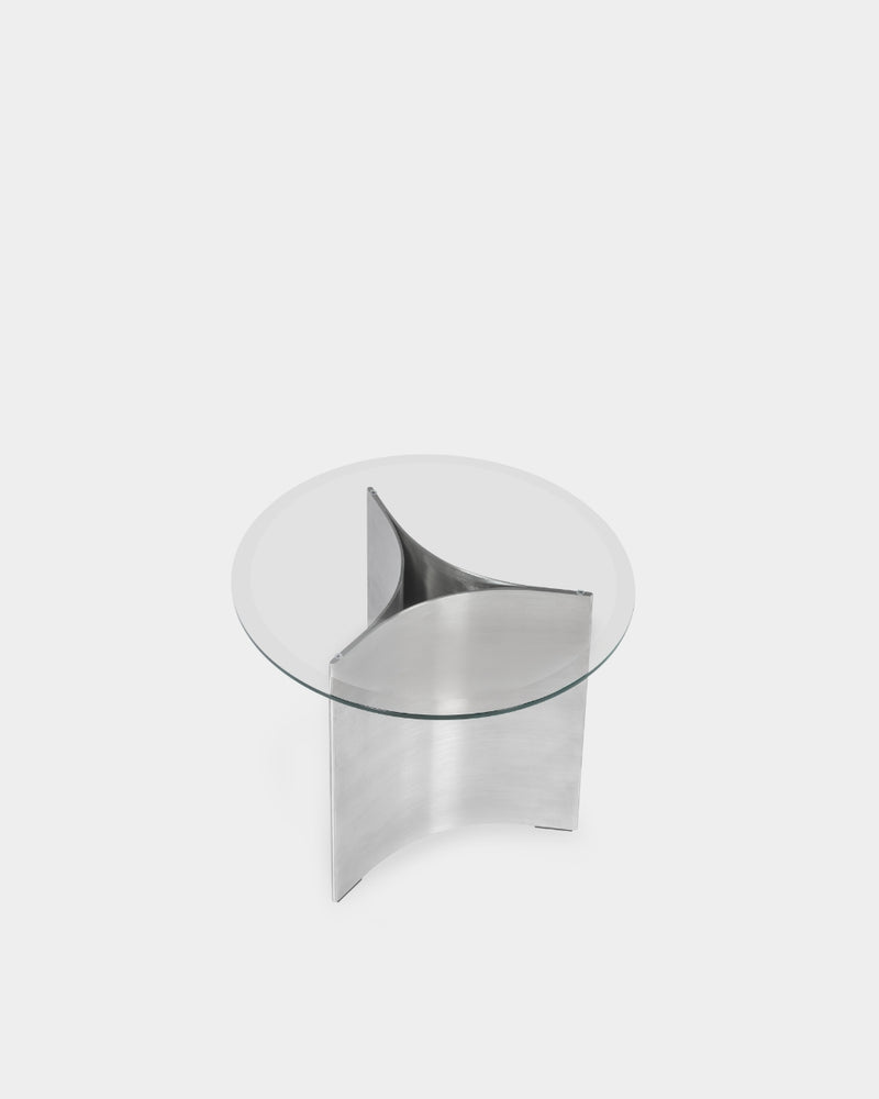 Arc Table - Small - Brushed steel