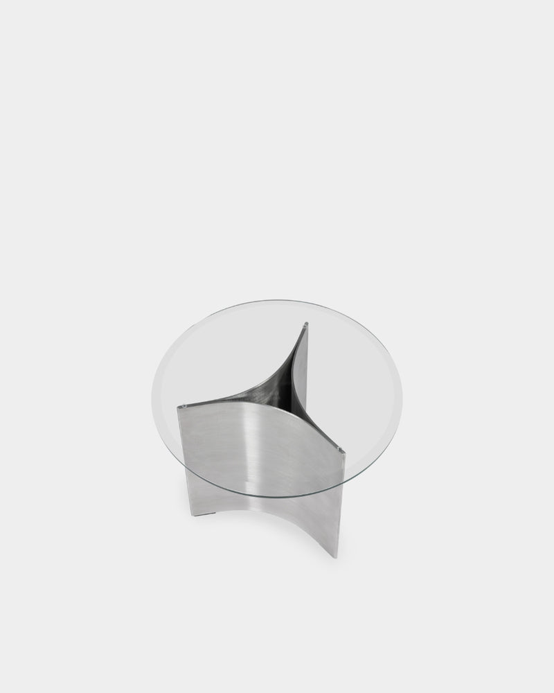 Arc Table - Small - Brushed steel