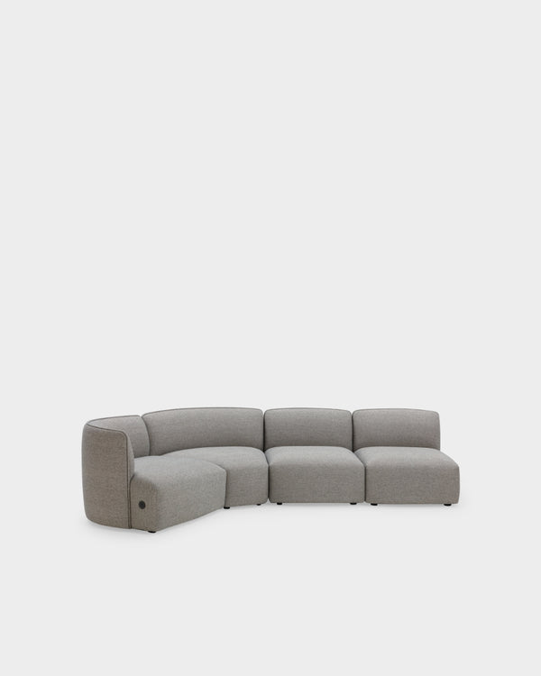 Panorama Lounge Sofa - Mod. 4 + 13 + 3 + 3 - Main Line Flax col. 63